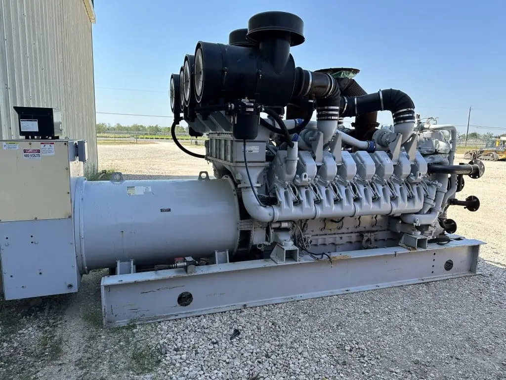 1800 KW Generator 480 volt powered by 16V-4000 MTU - Oil The Woodlands ...