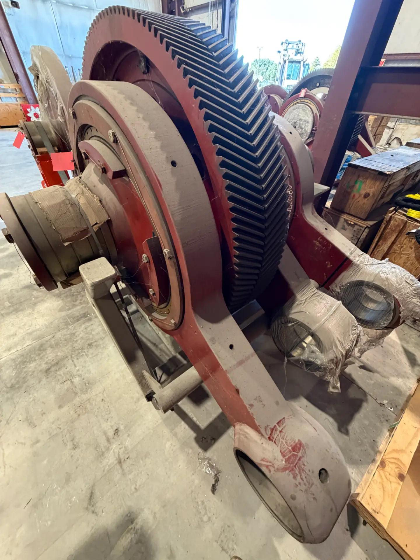 NOV 12P-160 Mud Pump Crankshaft with Connecting Rods/ Bull Gear - Oil ...